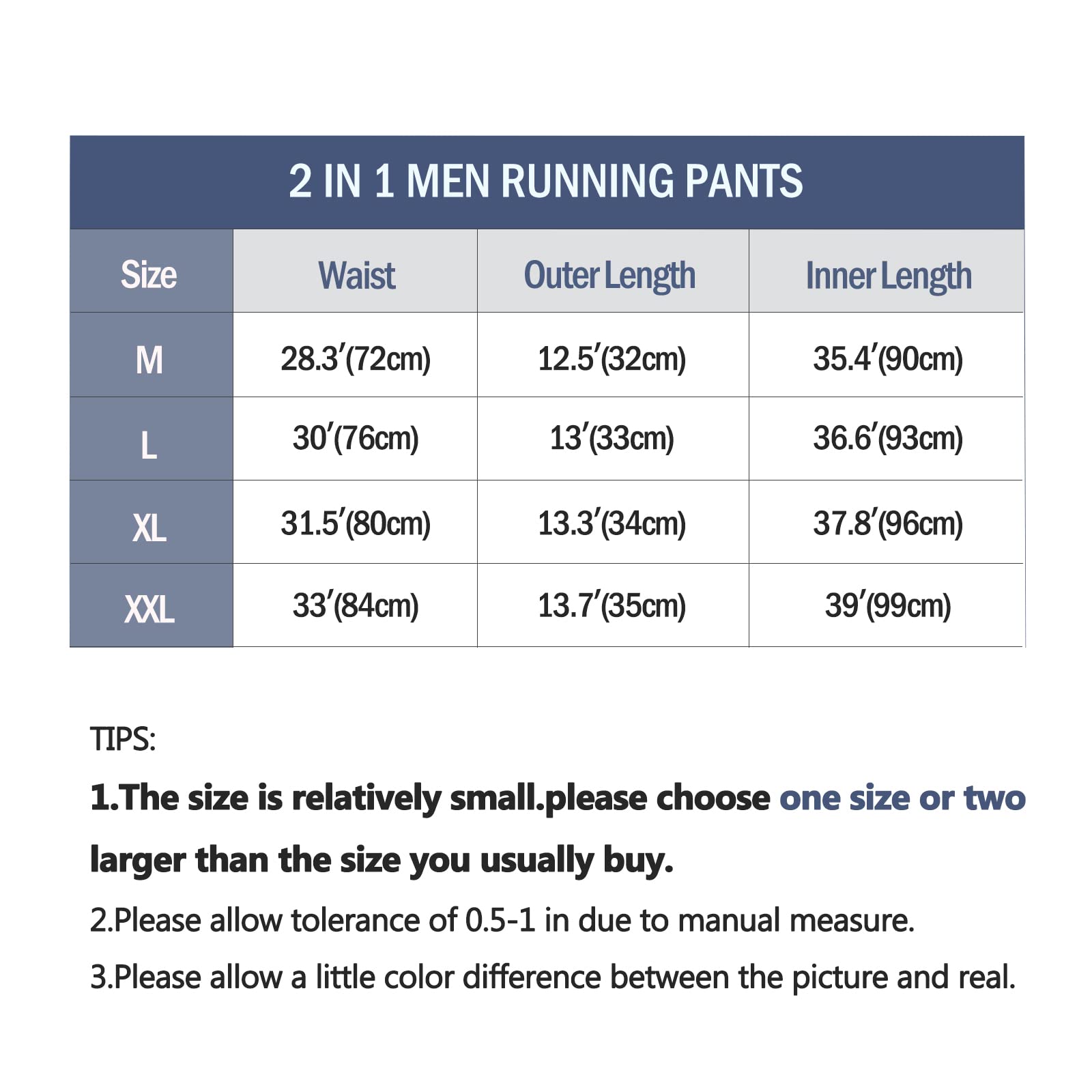 SS COLOR FISH 2 in 1 Men Compression Pants Athletic Baselayer Workout Legging Running Tights for Men Black
