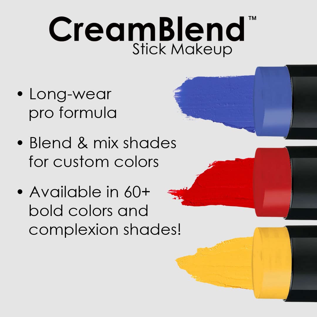 Mehron Makeup CreamBlend Stick - Body Paint (.75 oz) (ORANGE)