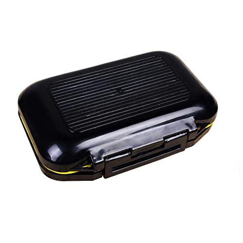 WDSHY 12 Compartments Plastic Fishing Box Bait Two-Color Fishing Tackle Boxes Fish Lures Hooks Storage Accessories (Color : D)