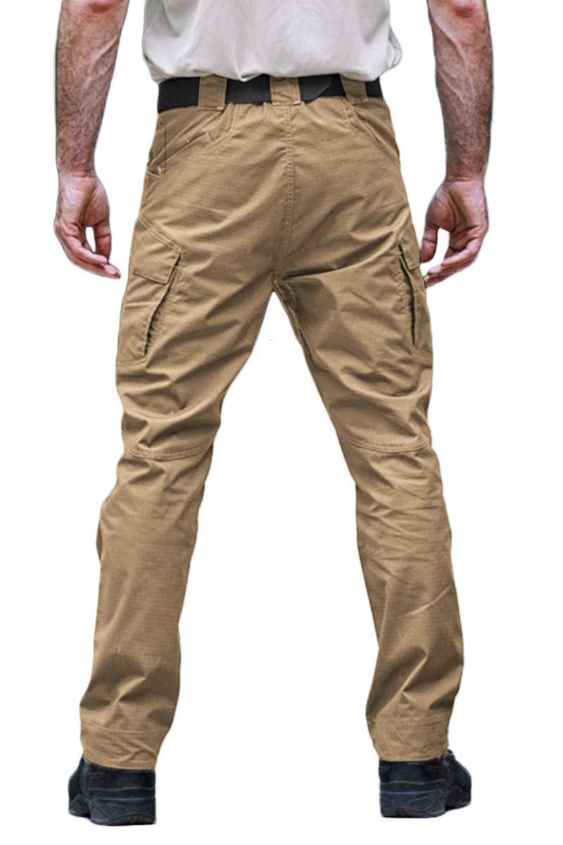 MAGCOMSEN Tactical Pants for Men Work Pants Men Fishing Pants Cargo Pants Summer Pants Lightweight Hiking Pants Mens Work Pants Waterproof Pants Khaki