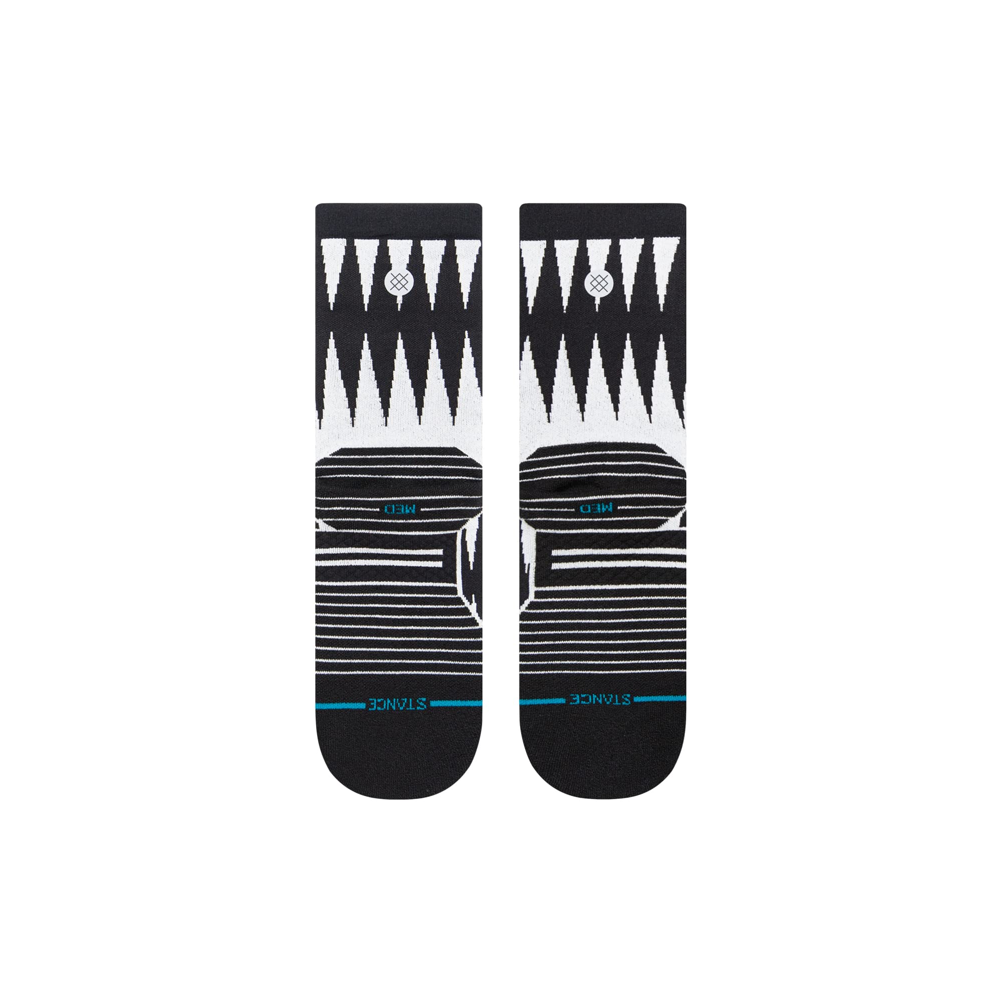 Stance Keep It Movin Light Cushion Performance Crew Black MD (Women's Shoe 8-10.5)