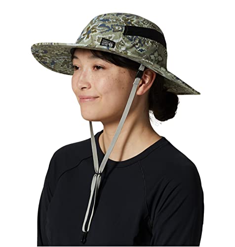 Mountain Hardwear Stryder Sun Hat, Mantis Green Floral, One Size