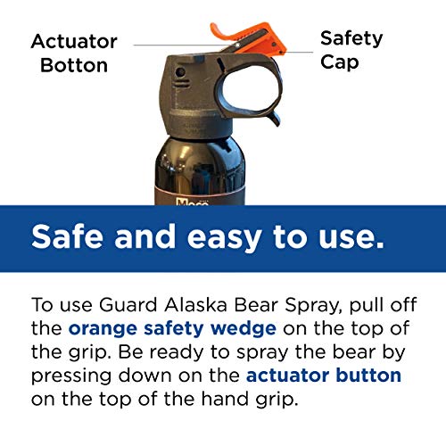 mace Personal Security Products Mace Brand Guard Alaska Maximum Strength Bear Spray β 20β Powerful Pepper Spray β Mace Spray Self-Defense for Hiking, Camping, and Other Outdoor Activities, Made in USA