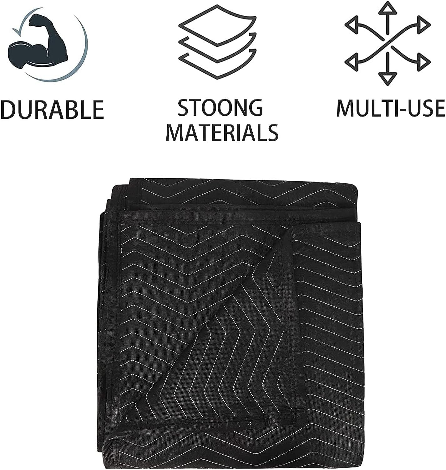 Moving Blanket Heavy Duty 40x 72" Moving Pads for Furniture Protection Quilted Packing Shipping Blankets Moving Supplies