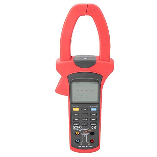 Mootea Clamp Meters,UNI-T UT243 Digital Clamp Meter Tester Multimeter True RMS for AC DC Current Voltage Testing with LCD Display
