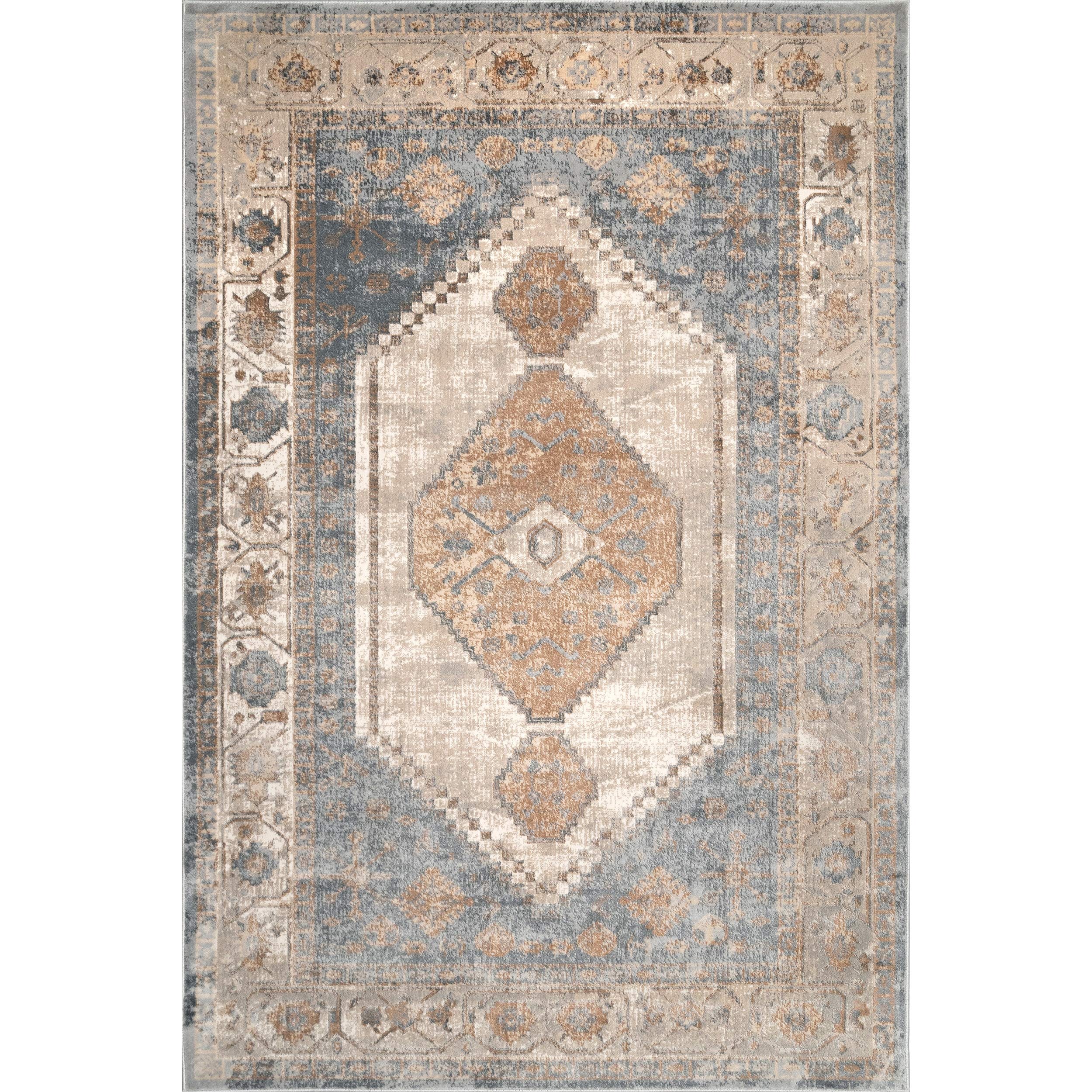 nuLOOM Giada Vintage Area Rug , 8' x 10', Beige, Rectangular