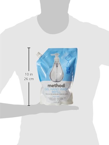 Method Gel Hand Soap Refill, Sweet Water, 34 oz, 1 pack, Packaging May Vary