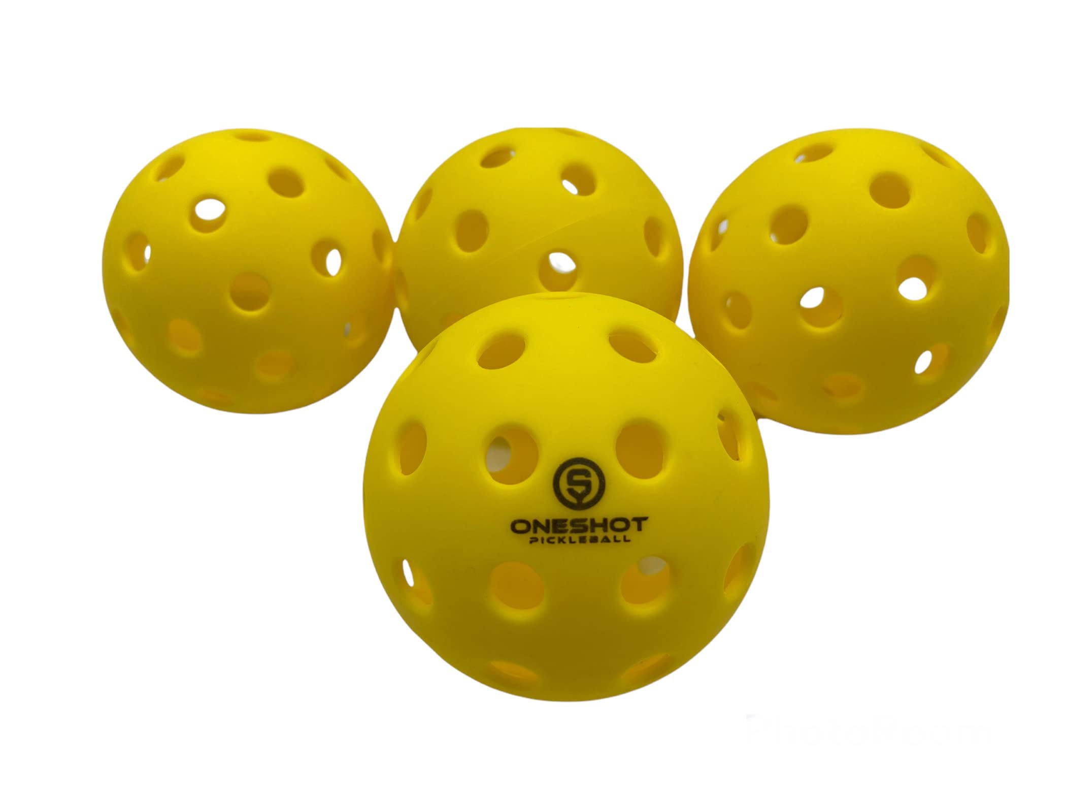 OneShot Pickleball Paddle Set | 2 Player Pack with Pickleballs and Paddle Bag | Polymer Honeycomb Core, Fiberglass Face | Lightweight
