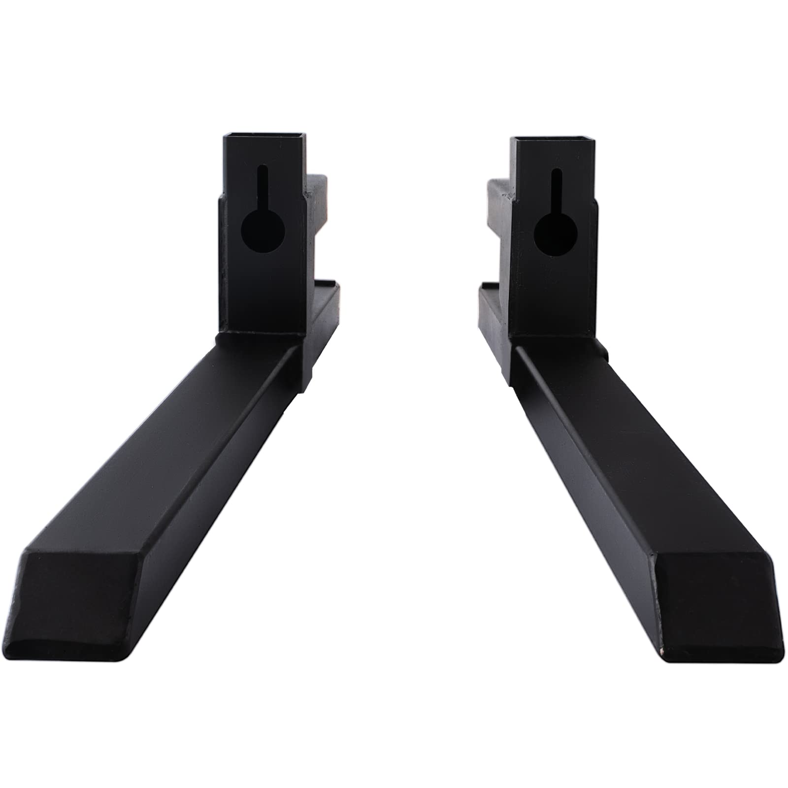 Mophorn Pallet Forks 42.9" 4000 Lbs Max, Clamp On Tractor Bucket Forks 58.7" Total Length, Heavy Duty Front Loader Forks, Fork Attachment for Skid Steer,Loader Bucket