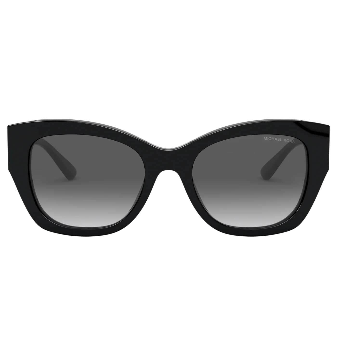 Michael Kors 53 mm Palermo Square Sunglasses for Women MK2119 Black/Dark Grey Gradient One Size