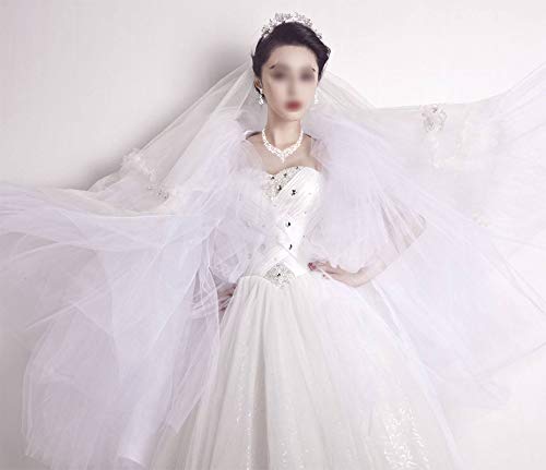 Molie Bridal Austrian Crystal Necklace and Earrings Jewelry Set Gifts fit with Wedding Dress(Clear)
