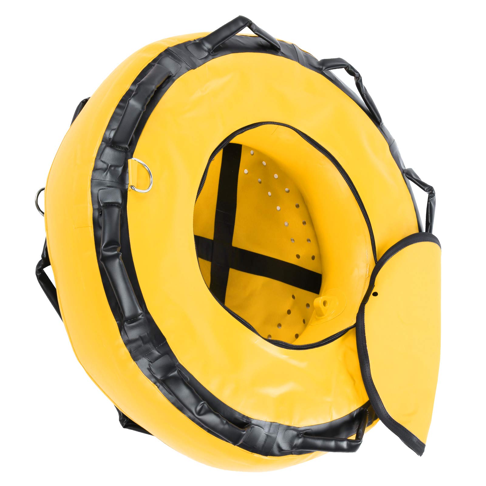 Nunafey Dive Float Signal Marker Freediving Buoy, Training Buoy, Surface Marker Signal Accessory for Water Sports Surface Signalling Scuba Diving(Yellow)