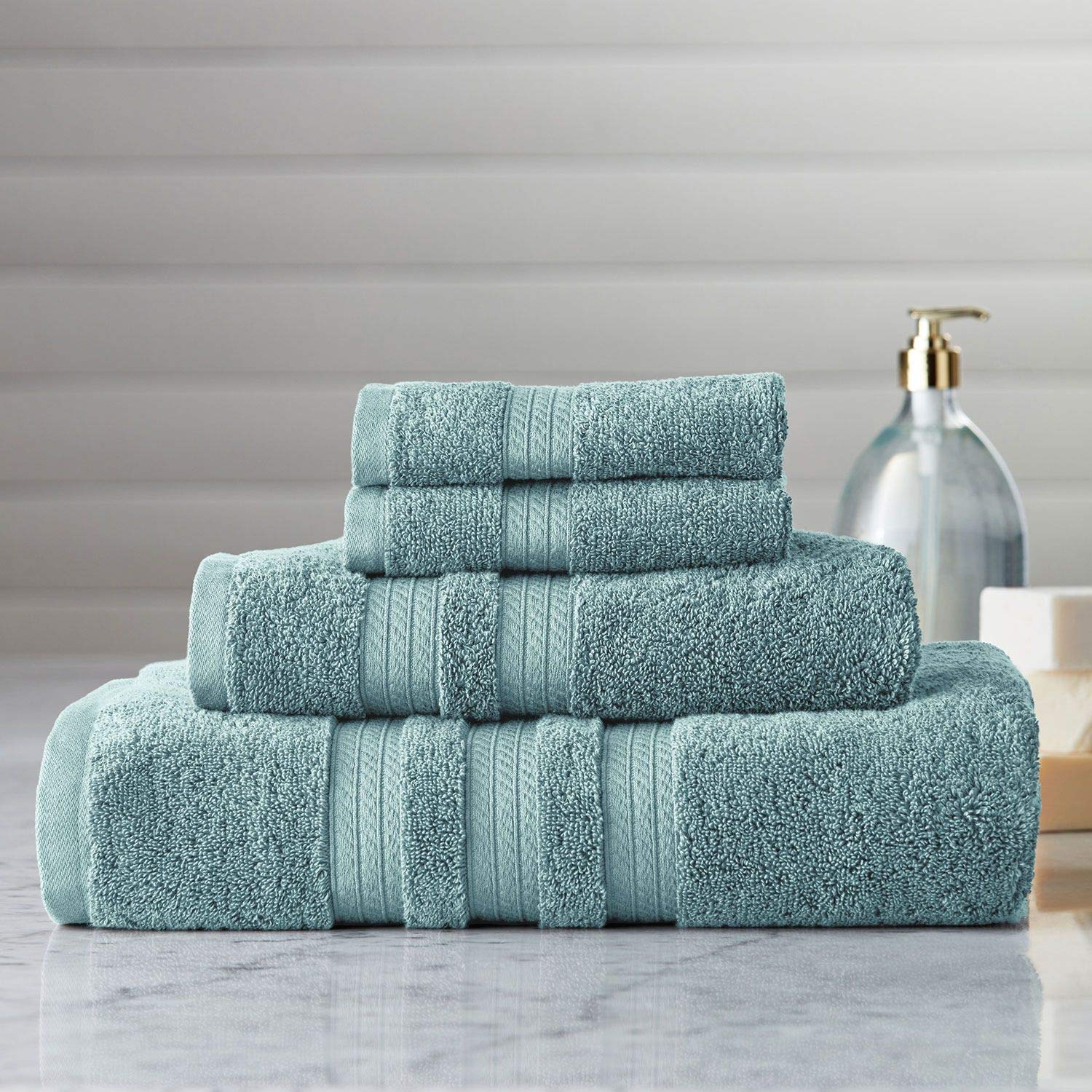 Member's Mark Hotel Premier Collection 100% Cotton Luxury Hand Towel, Blue