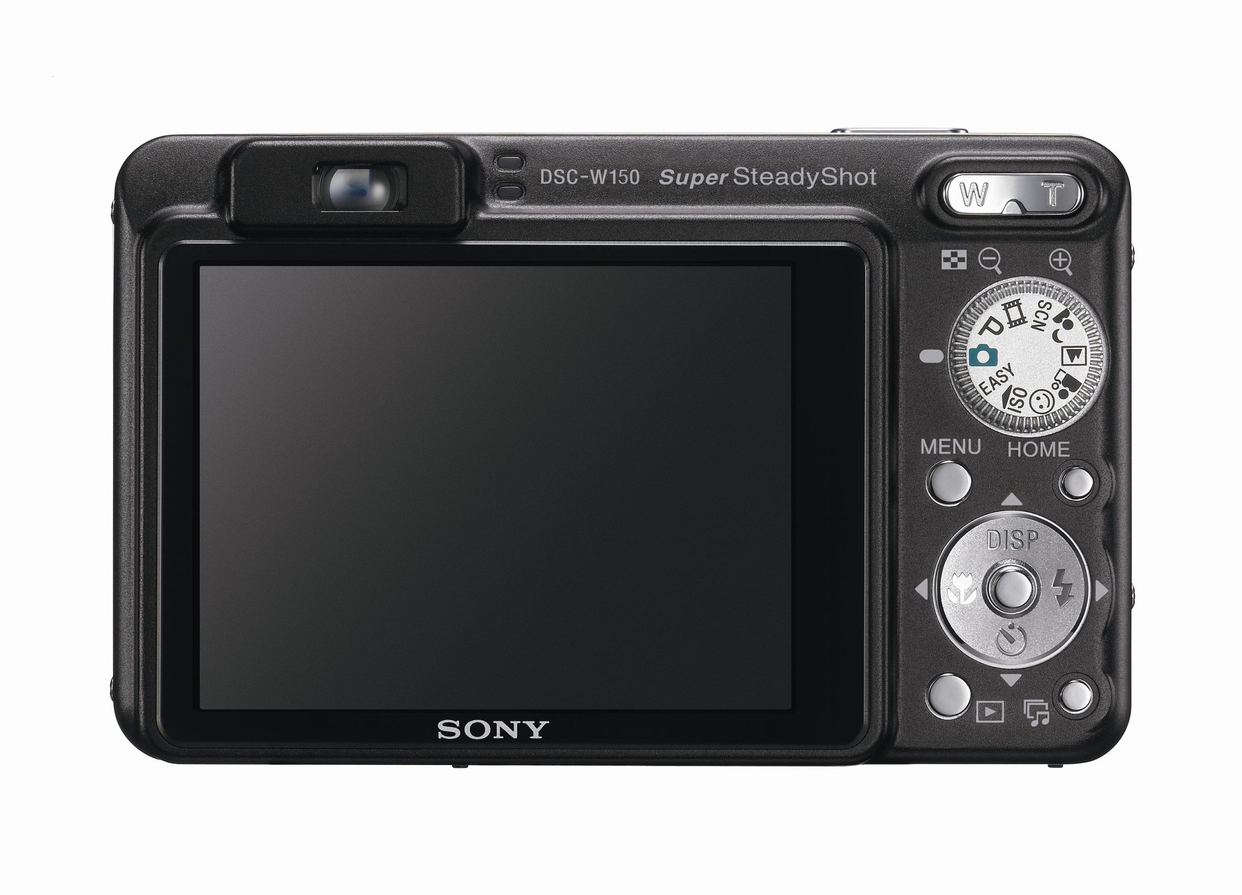 Sony Cybershot DSCW150/B 8.1MP Digital Camera with 5x Optical Zoom with Super Steady Shot (Black)