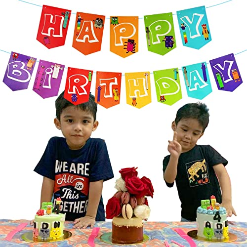 Numberblocks Birthday Party Supplies,Numberblocks Theme Party Decoration
