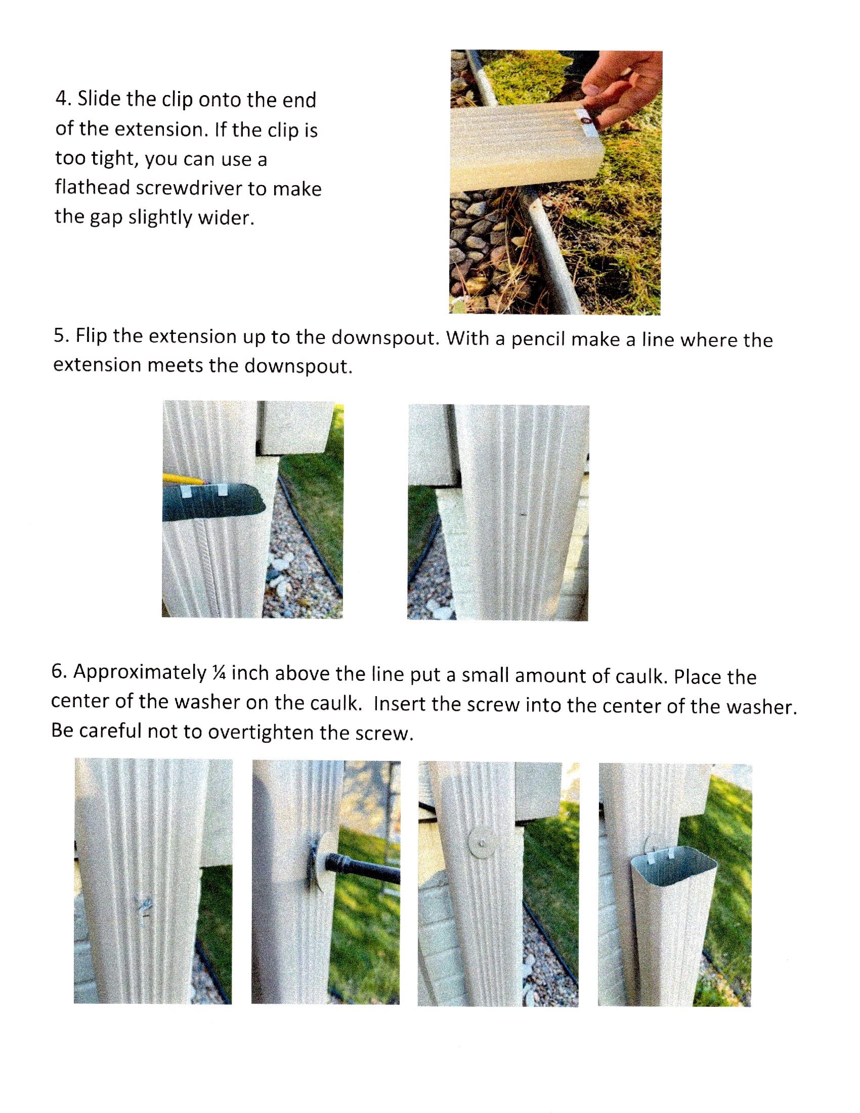 Magnetic Downspout Clip with Hinge (2x3 B White)