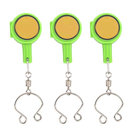 Quick Fishing Knot Tool, 3Pcs Lightweight Fishing Tackle for Water(Green, OPP3 Pack)