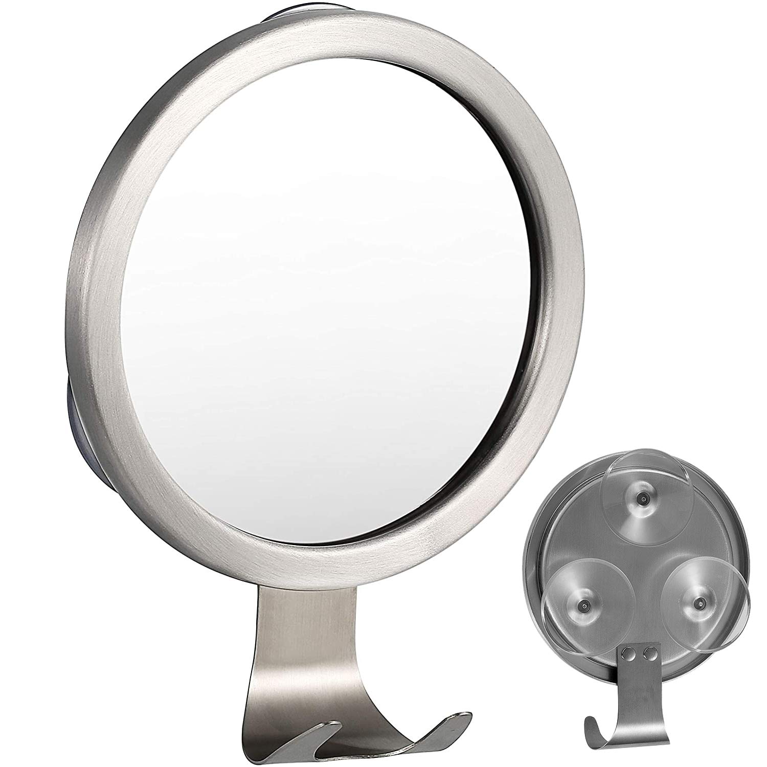 MGLIMZ Fogless Shower Mirror,Fog-Free Bathroom Mirror with Razor Hook and Powerful Lock Suction