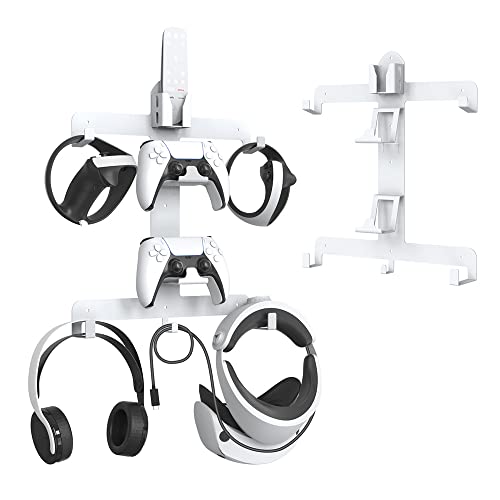 YiDey VR Wall Storage Bracket For VR2 VR Multifunctional Wall Mount, Can Store Handle Headset Remote Control, Gaming Controller Hanger Space Saving