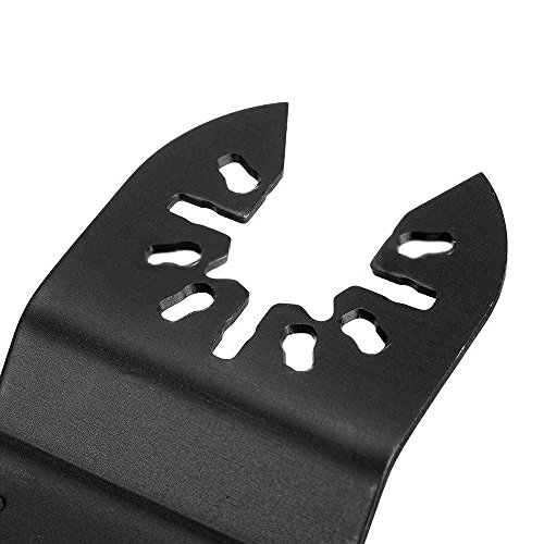 Littlegrass 50pcs Professional Bi-Metal Oscillating Saw Blades Universal Quick Release Multitool Tool Blade for Bosch Craftsman Dewalt Dremel Fein Multimaster TCH Makita Milwaukee, Black