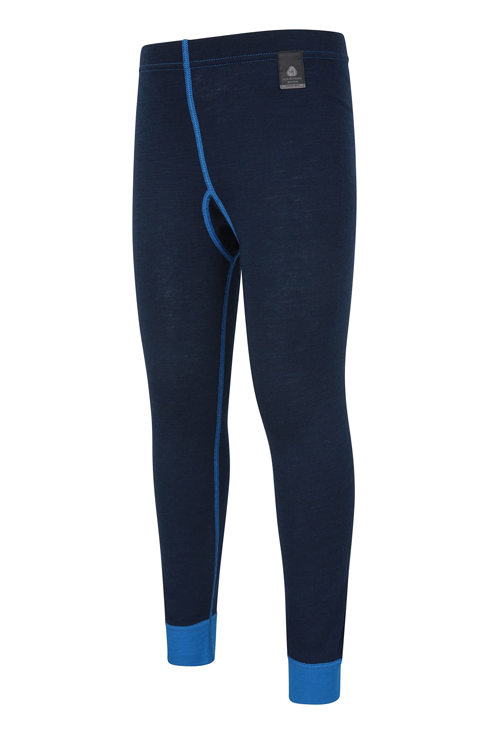 Mountain Warehouse Merino Kids Baselayer Pants Blue 2-3T