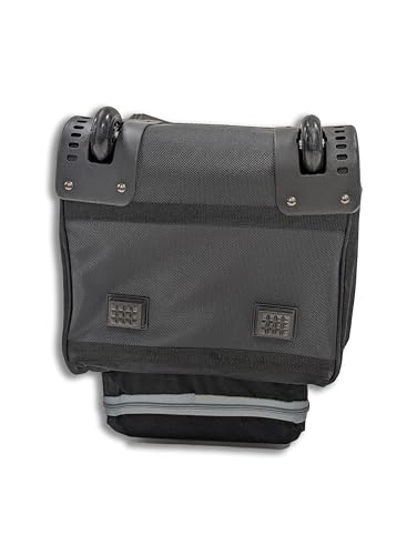 MACGREGOR Golf MACTC003SD MACTEC Deluxe Wheeled Golf Travel Cover Bag, Black/Black