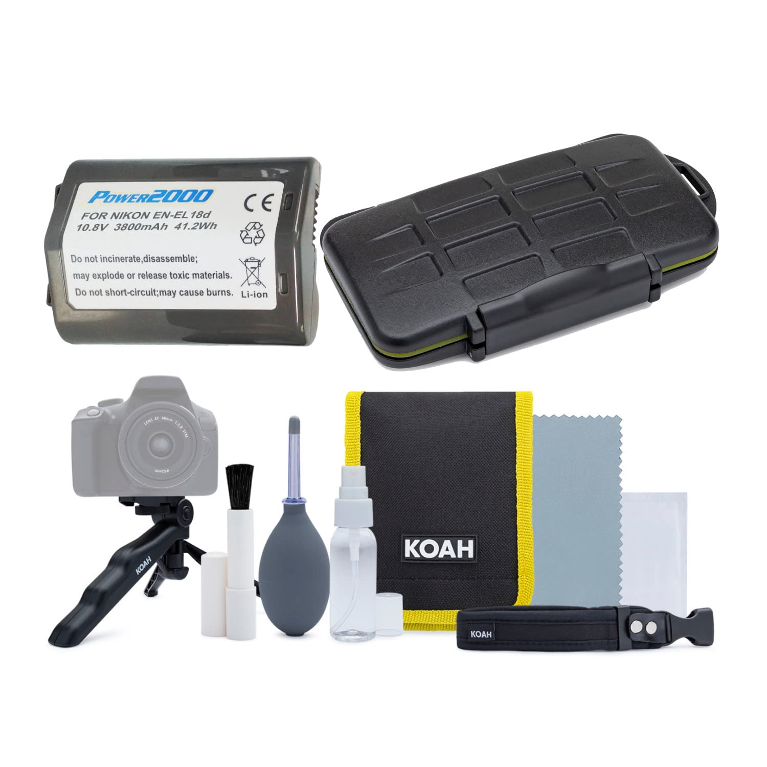 Nikon Z9 45.7MP Full Frame Fx-Format Mirrorless Profesional Camera Body Bundle with Messenger Camera Bag, Cleaning Kit and Memory Storage Carrying Case (5 Items)