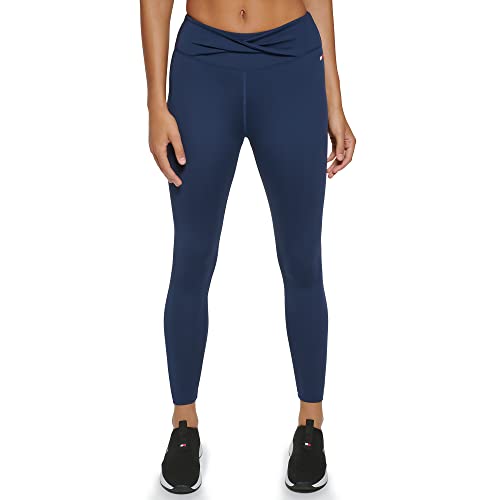 Tommy Hilfiger Sport Womens Sport Legging,Navy,X-Large