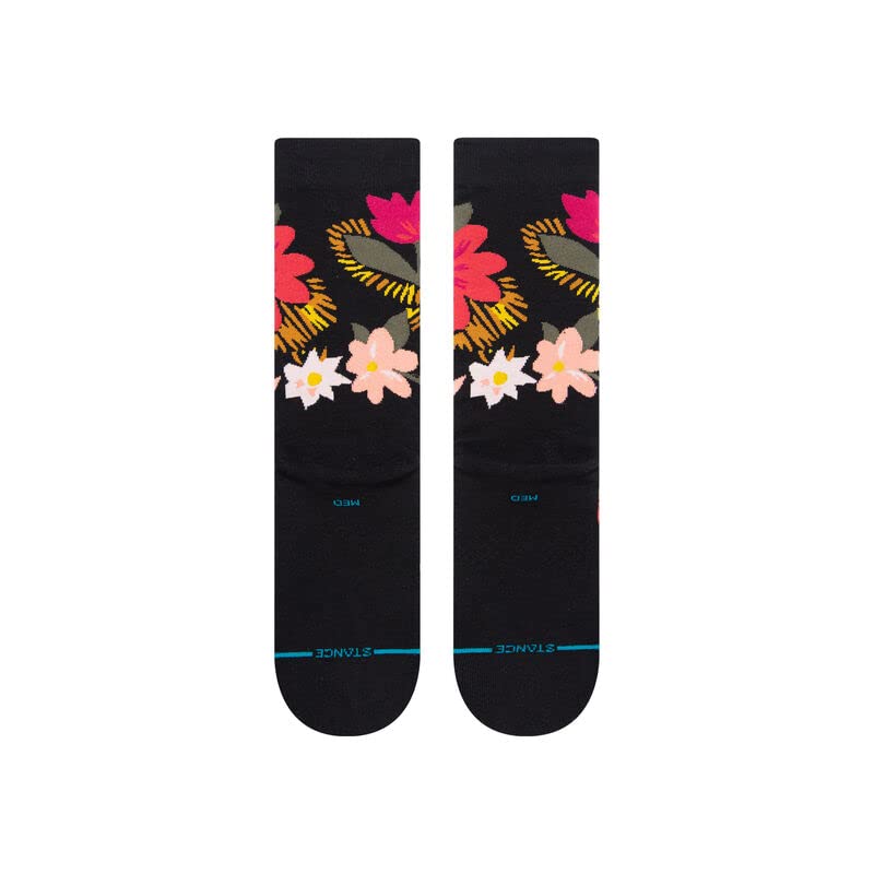 Stance Sight To See Crew Socks (Medium, Black)