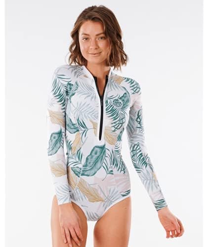 Rip Curl G-Bomb Hi Cut LS Womens Springsuit 1000-White 6