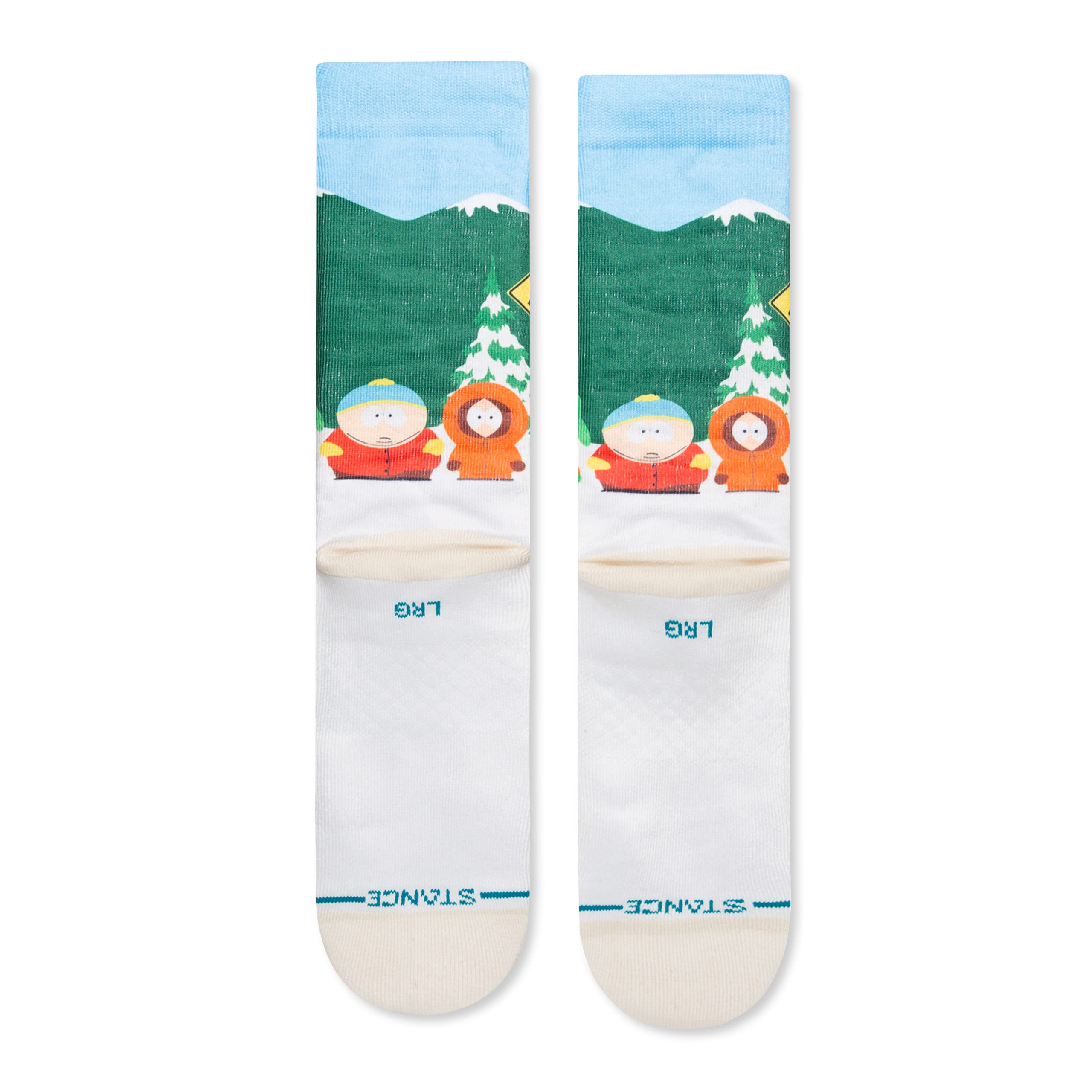 Stance South Park Bus Stop Vintage White MD (US Men's Shoe 6-8.5, Women's Shoe 8-10.5)