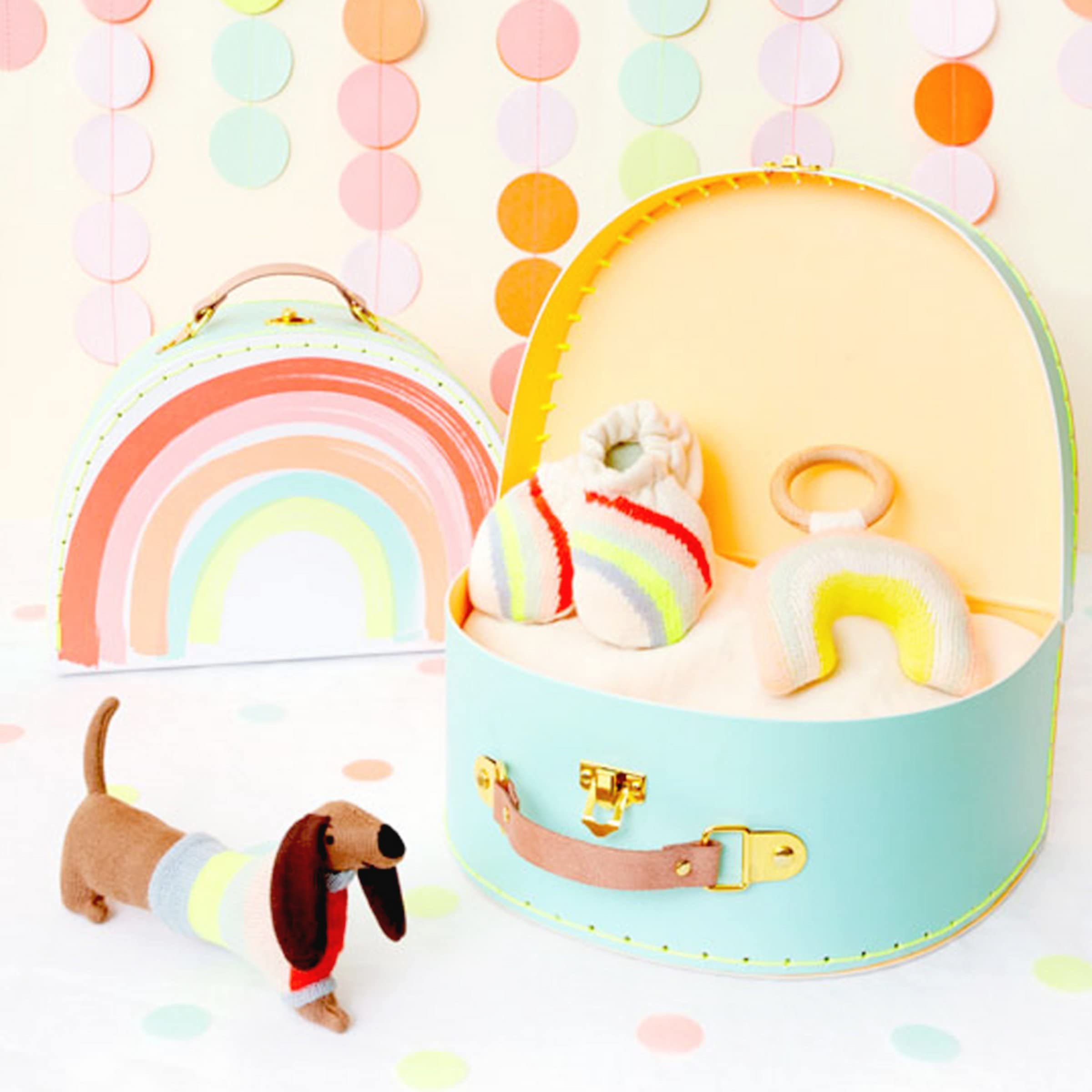 Meri Meri Sausage Dog Baby Rattle (Pack of 1)