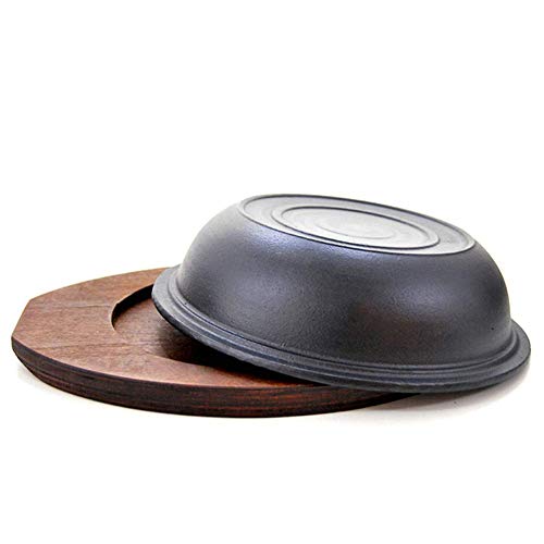 Tagine Cast Iron Cooker Pot with Anti-scalding Board, Tagine Clay Casserole Slow Cooker Non-Porous Cone Lid, for Different Cooking Styles and Temperature Settings Oven / 26CM
