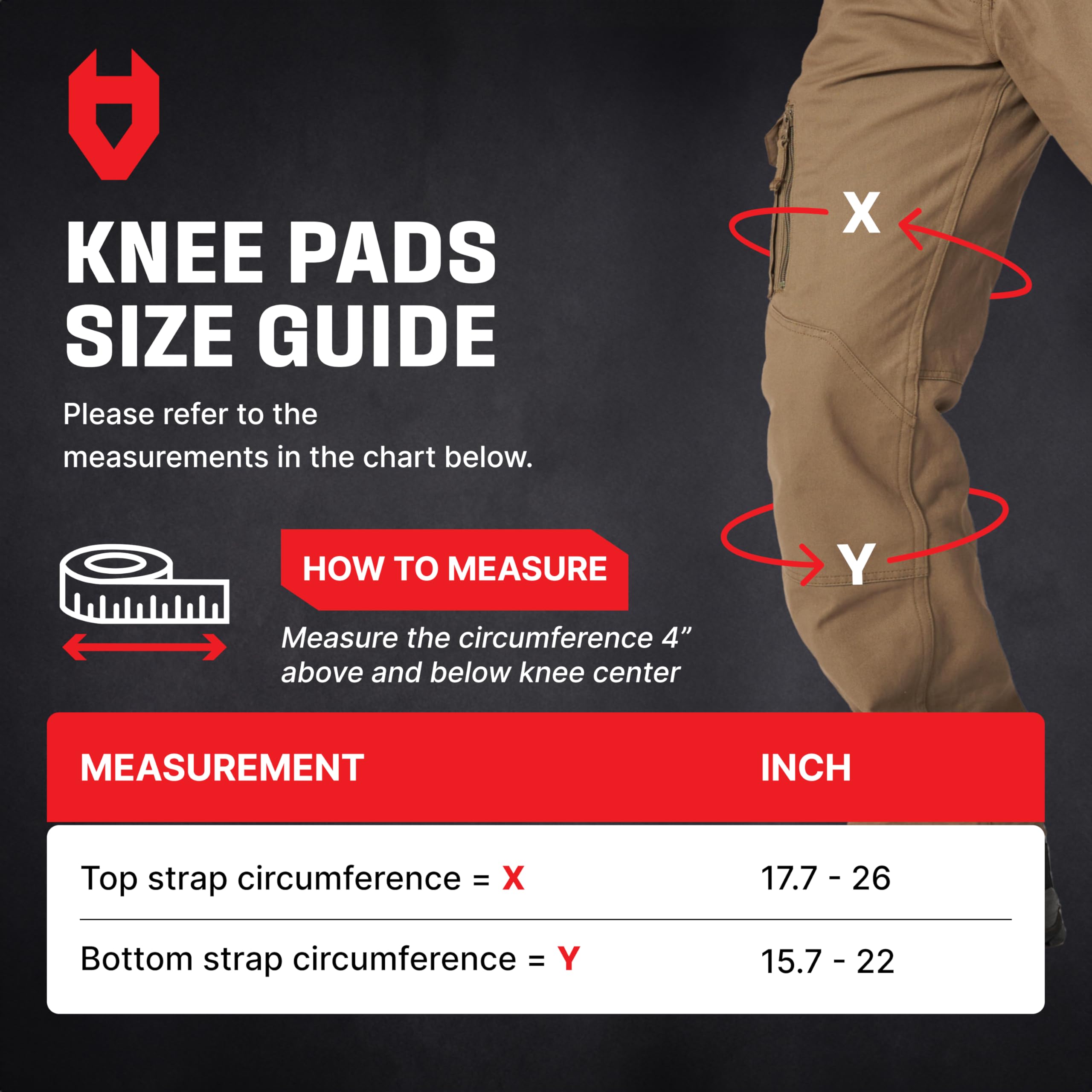 NoCry Professional Knee Pads for Work for Men with Adjustable Thigh & Shin Double Straps - Heavy Duty Shell, Soft Foam and Gel Cushion Gardening Knee Pads or Construction Knee Pads for Women and Men