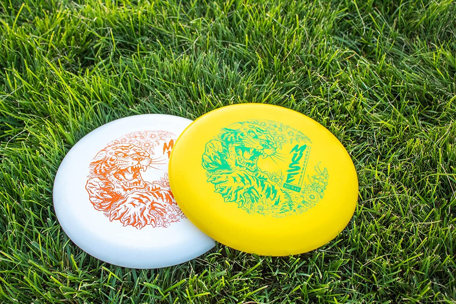 Thought Space Athletics Muse Disc Golf Putter in Nerve Plastic - White Beadless Putt and Approach Disc - Flying Disc Sports Equipment