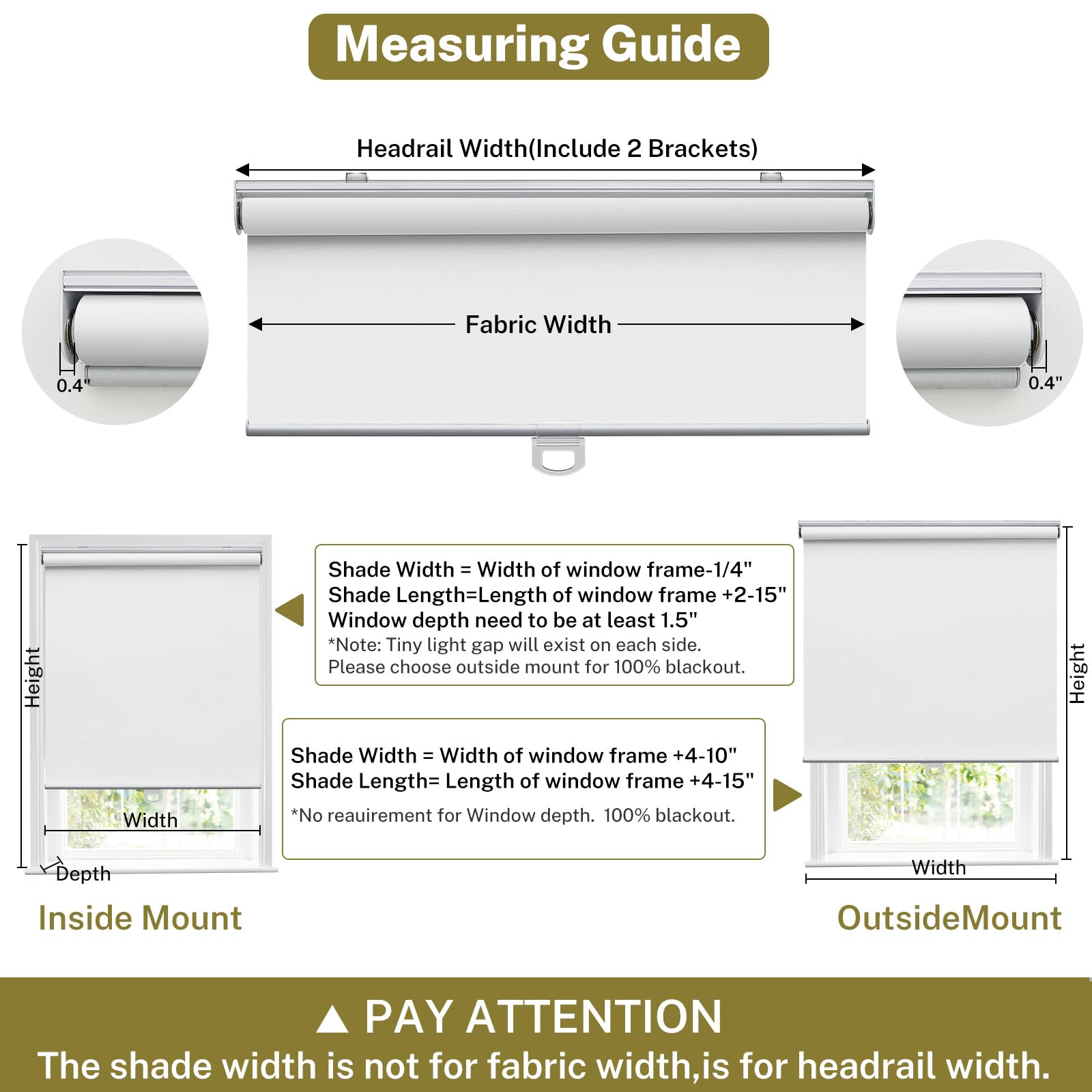 Moonice Free-Stop Cordless Roller Shades for Windows Cordless Window Blinds Spring Lifting Roller Blinds with Thermal Insulation Shades for Home Office Living Room Bedroom, Easy to Install, Grey