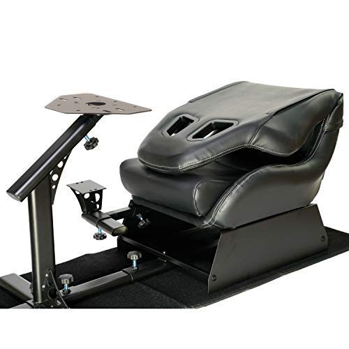 ProAm USA Racing Seat Gaming Chair Simulator Cockpit Steering Wheel Stand for Logitech G29 Thrustmaster Xbox Playstation PS4