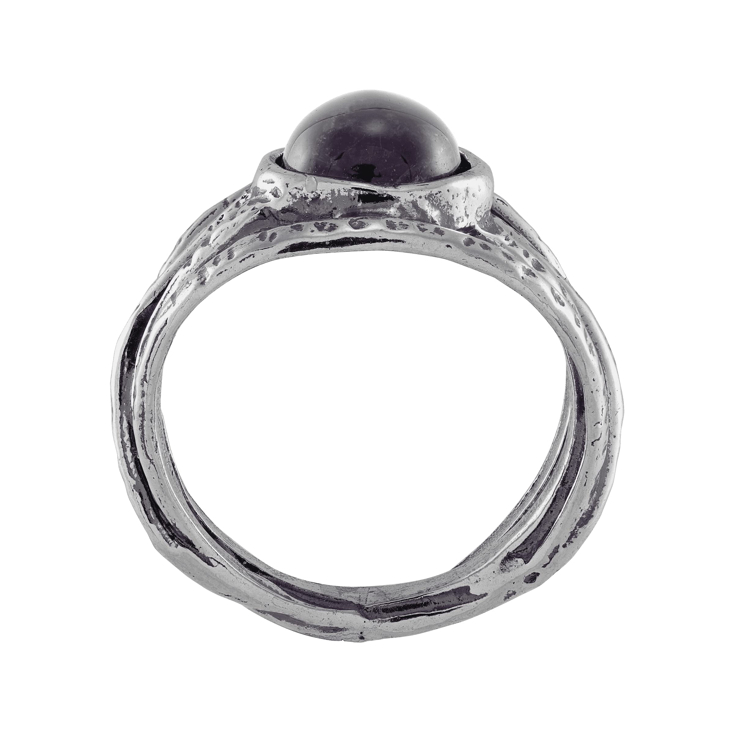 Silpada 'Eye in the Sky' Amethyst Ring in Sterling Silver, Size 9, Size 9
