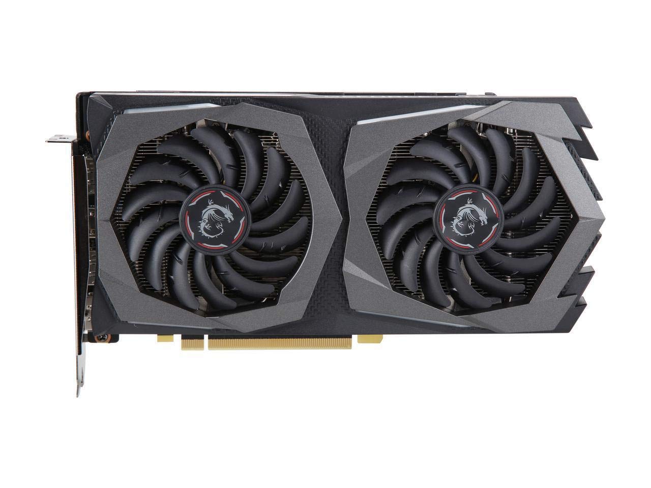 MSI Gaming GeForce GTX 1660 128-Bit HDMI/DP 6GB GDRR5 HDCP Support DirectX 12 Dual Fan VR Ready OC Graphics Card (GTX 1660 Gaming X 6G)