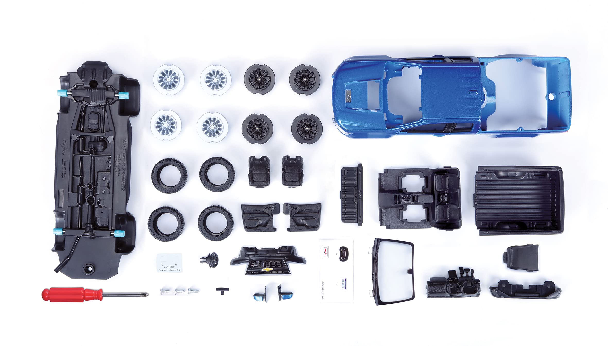Maisto 1:24 Assembly Line Chevrolet Colorado ZR 2 - Blue