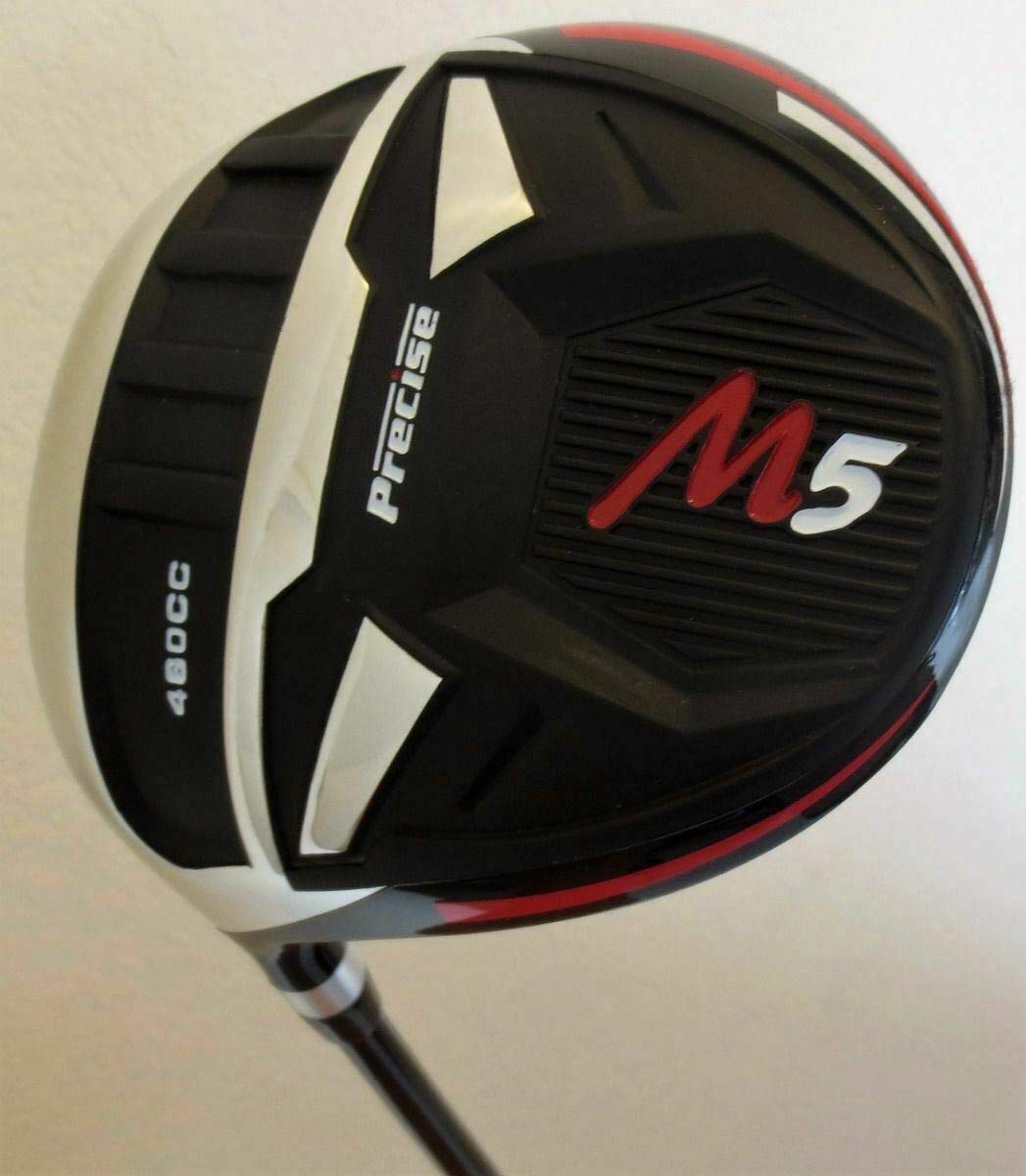 Mens Left Handed Golf Complete Set Driver, Wood, Hybrid, Irons, Wedge, Putter Clubs Deluxe Stand Bag LH Regular Flex