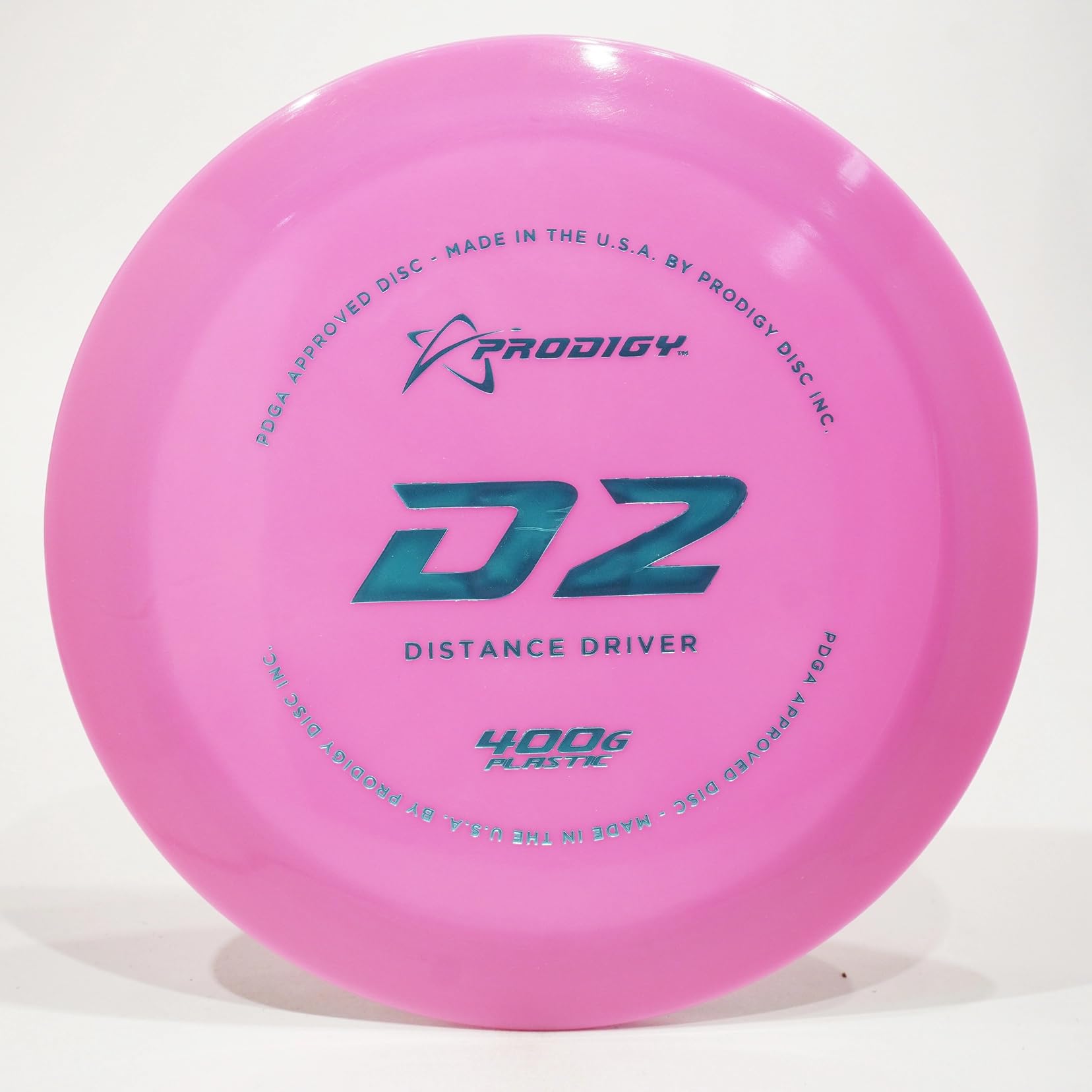 Prodigy D2 (400G Plastic) Distance Driver Golf Disc, Pick Weight/Color [Stamp & Exact Color May Vary] Pink 173-174 Grams