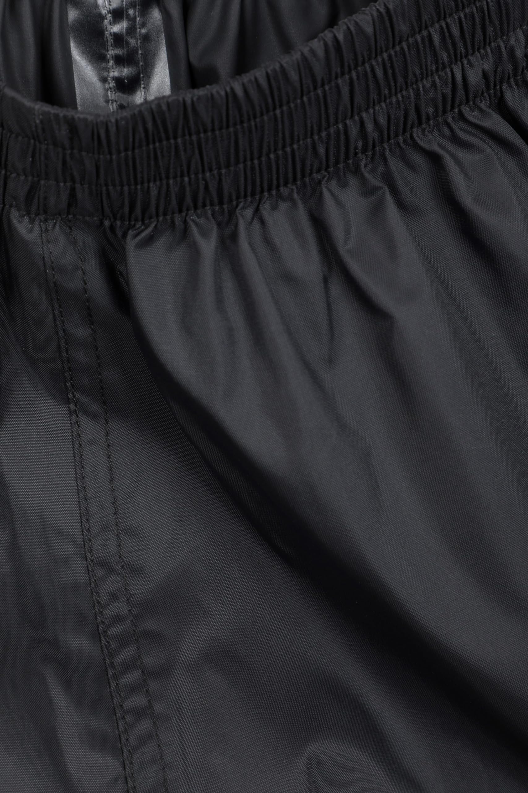 Mountain Warehouse Pakka Kids Waterproof Rain Pants -for Boys & Girls Black 9-10 years