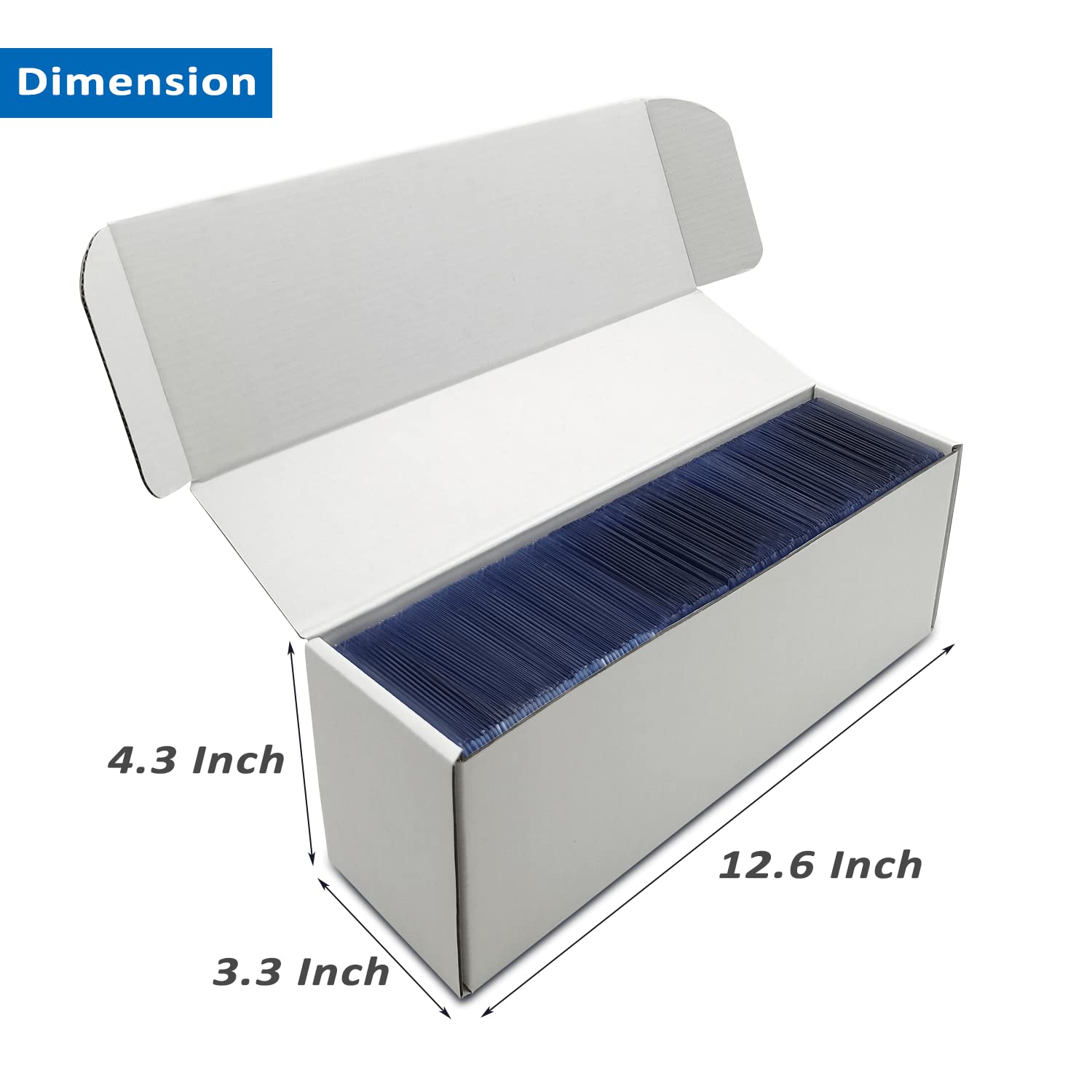 Toploader Storage Box, Trading Card Toploader Storage Box, Card Holder Box for Sports Cards in Toploader, 8 Count