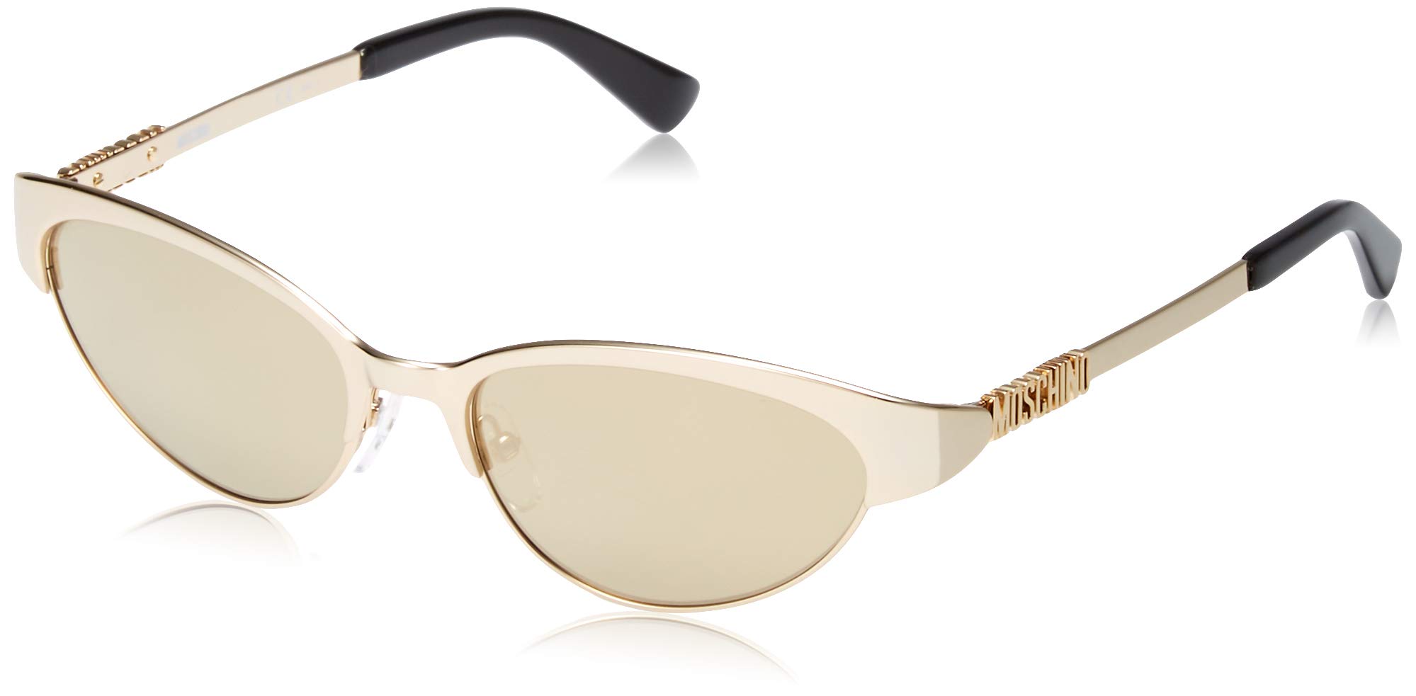 MOSCHINO Ivory Multilayer Cat Eye Ladies Sunglasses MOS039/S 0000/UE 54