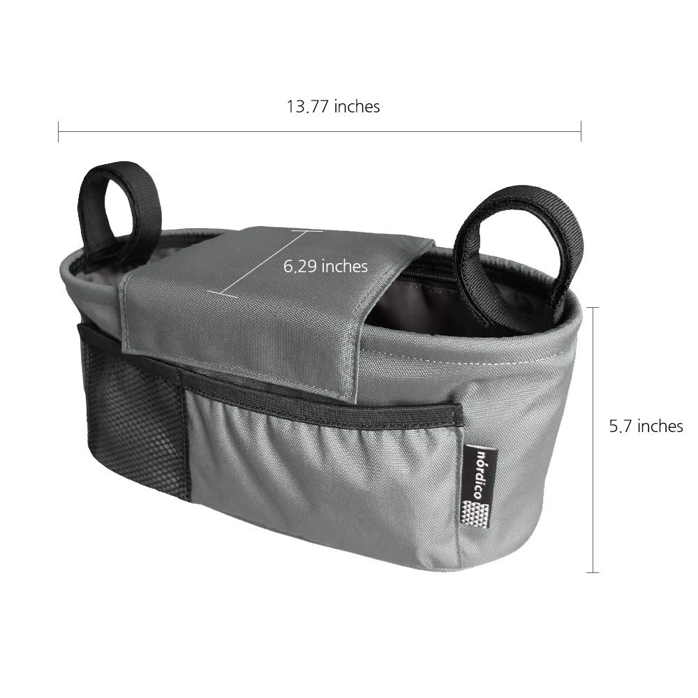 nordico Baby Stroller Organizers Buggy Bag (01_Black)