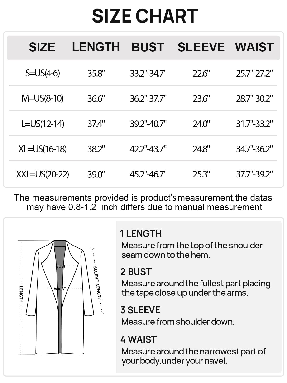 MEROKEETY Womens Fall Long Sleeve Dressy Cardigan Classy Loose Cozy Knitted Long Sweater Jackets, Caramel, L
