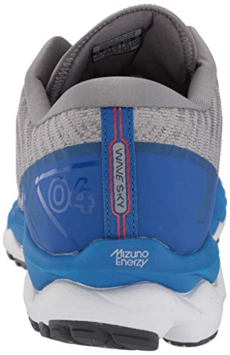 Mizuno Men's Wave Sky 4 WAVEKNIT Running Shoe, Frost Grey, 9.5 2E US