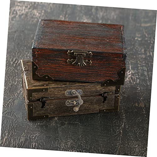 MAJHER 3pcs Buckle Buckle Cabinet Hinges Cabinet Hardware Wooden Jewelry Box Antique Right Hook Hinges for Kitchen Cabinets Cabinet Hasp Latches Right Hook Horn Lock Case Right Lock Hook