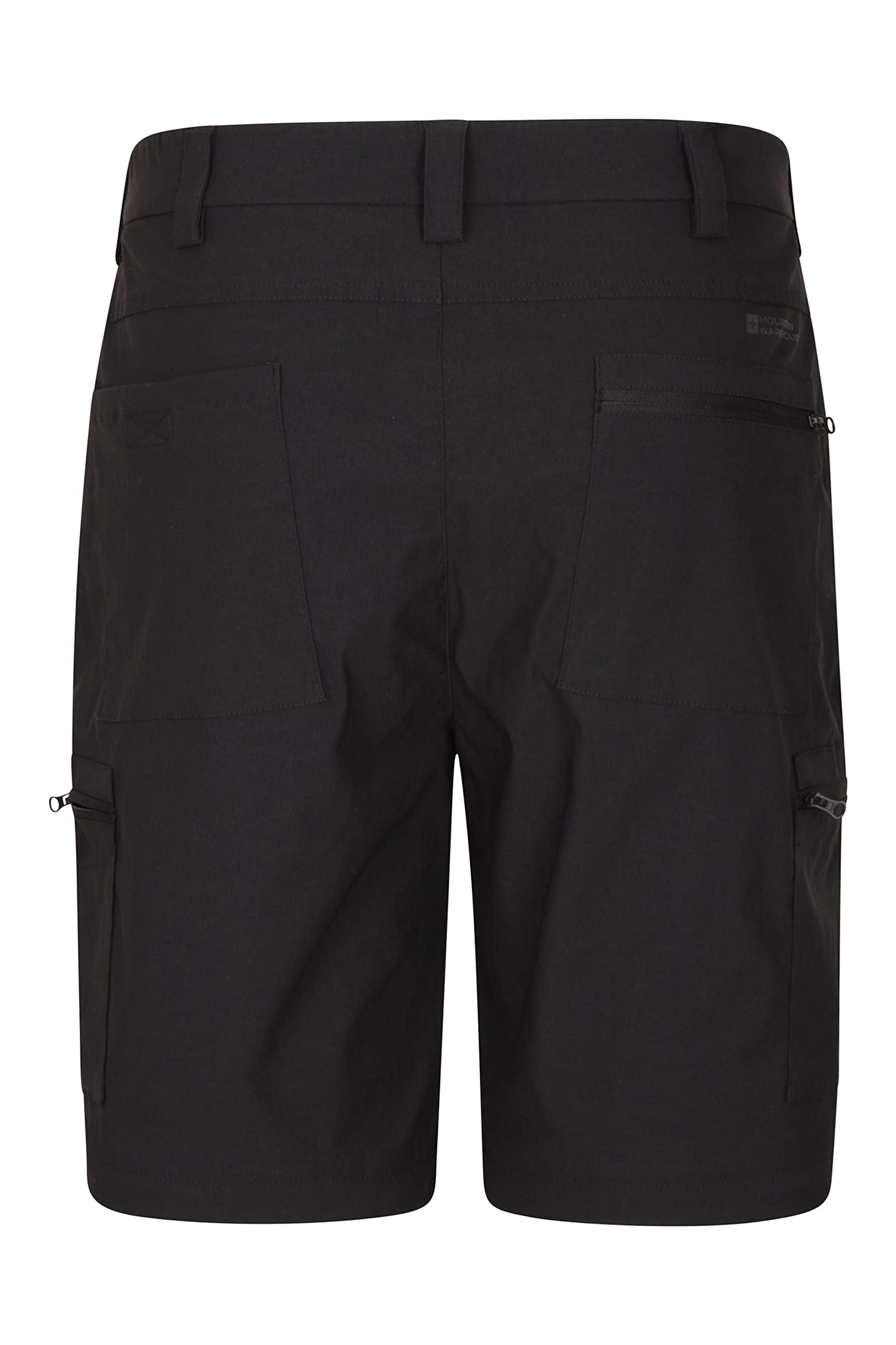Mountain Warehouse Trek Stretch Mens Shorts Black 36W
